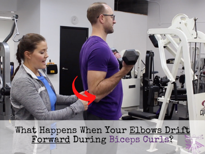 What Happens When Your Elbows Drift Forward During Biceps Curls?