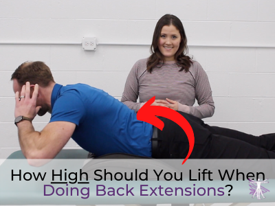 How High Should You Lift When Doing Back Extensions?