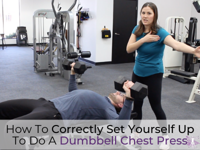 How To Correctly Set Yourself Up To Do A Dumbbell Chest Press