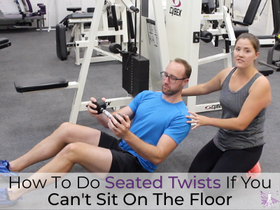 How To Do Seated Twists If You Can't Sit On The Floor - Muscle ...